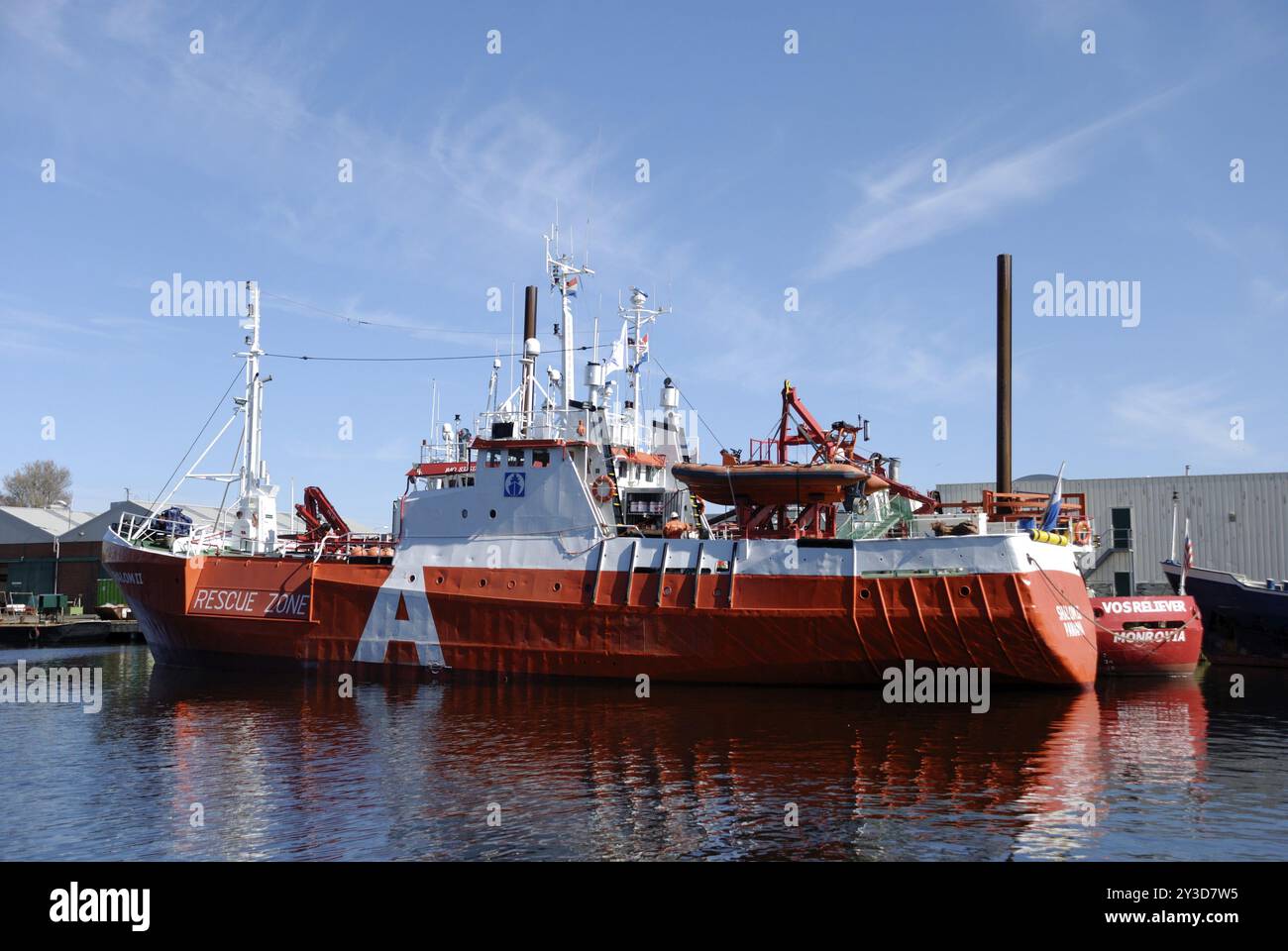 Rescue ship MS Shalom II in Den Helder, Holland Stock Photo - Alamy