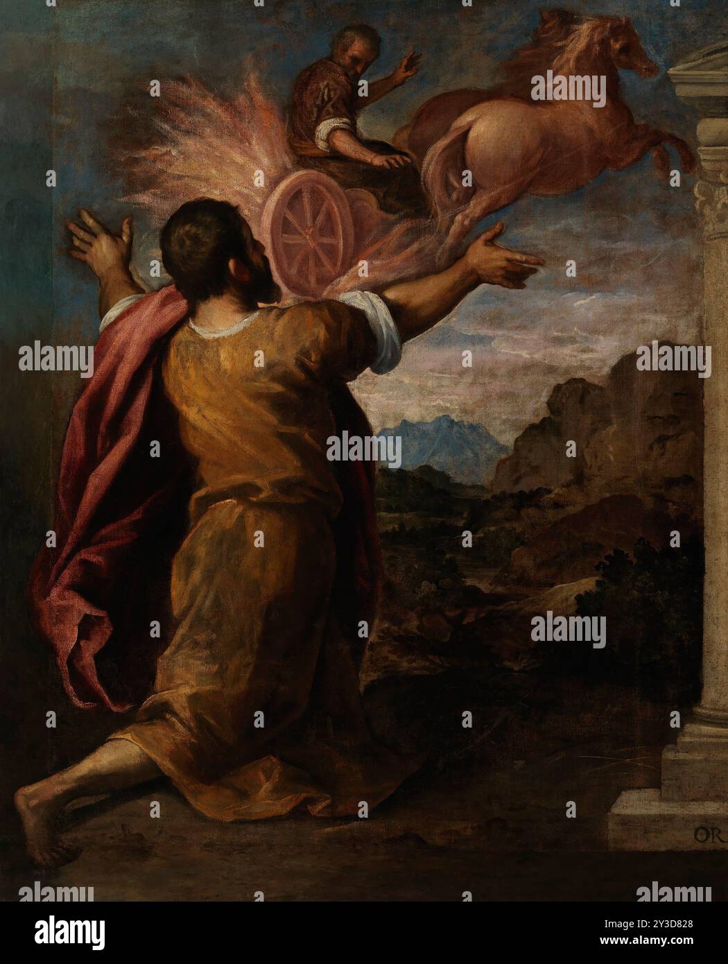 Elijah ascending to heaven hi-res stock photography and images - Alamy