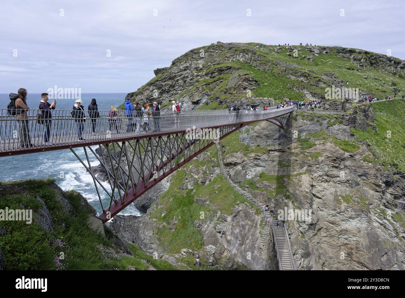Tintagel Castle Bridge, Tintagel Castle, Tintagel, England, Great ...