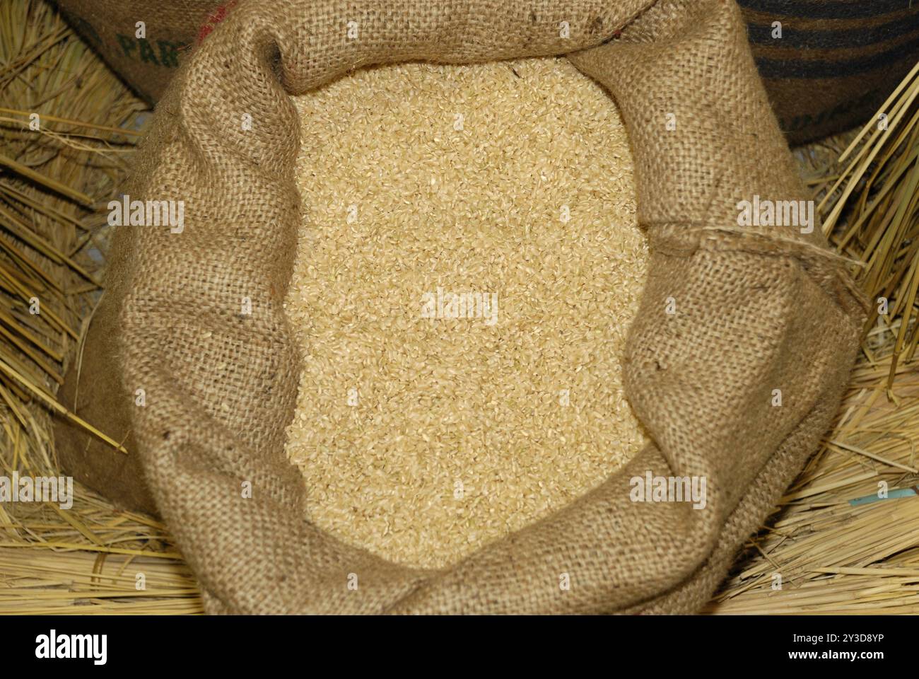 Rice grain bags hi-res stock photography and images - Alamy