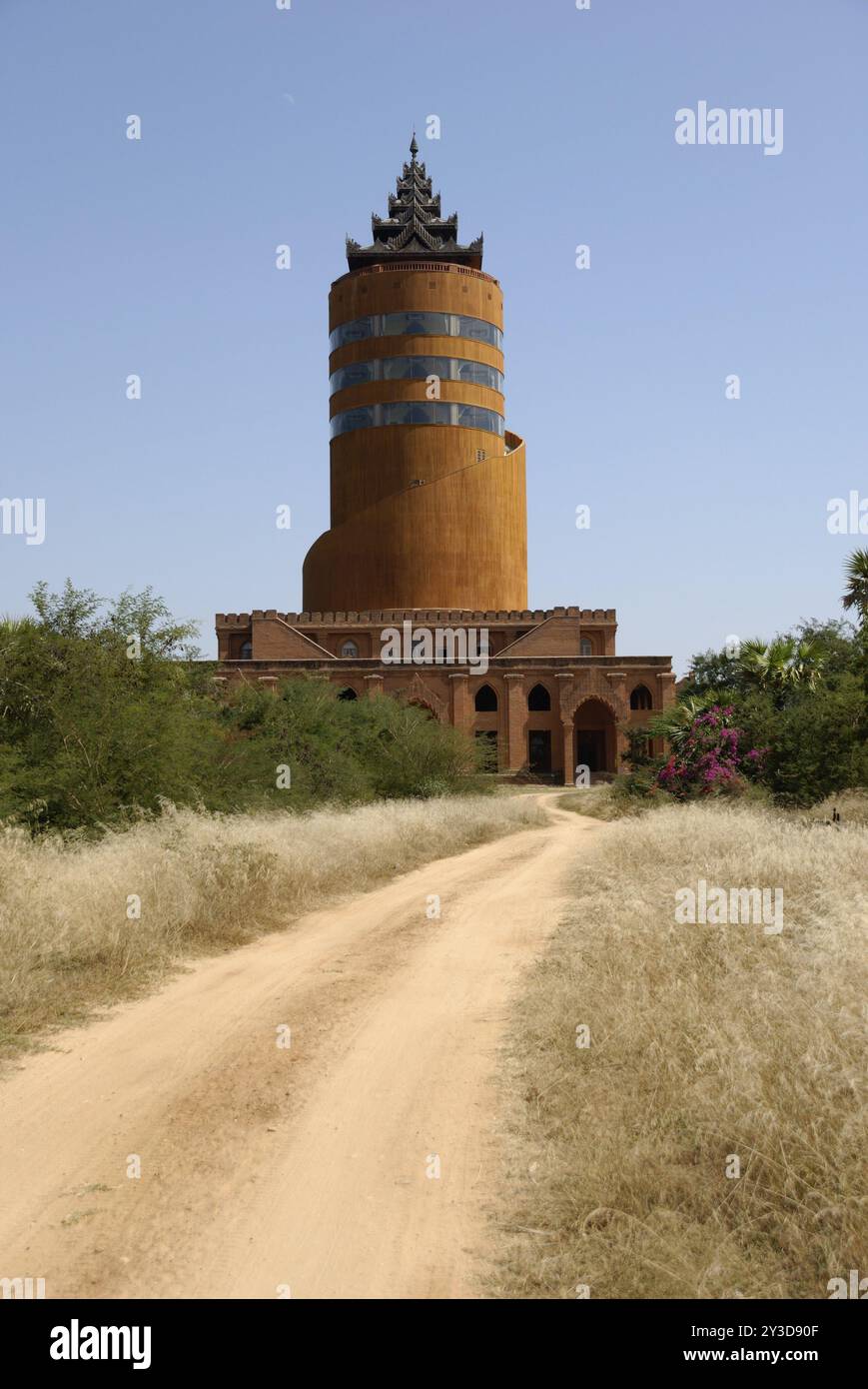 Observation tower in Bagan, Myanmar, Asia Stock Photo - Alamy