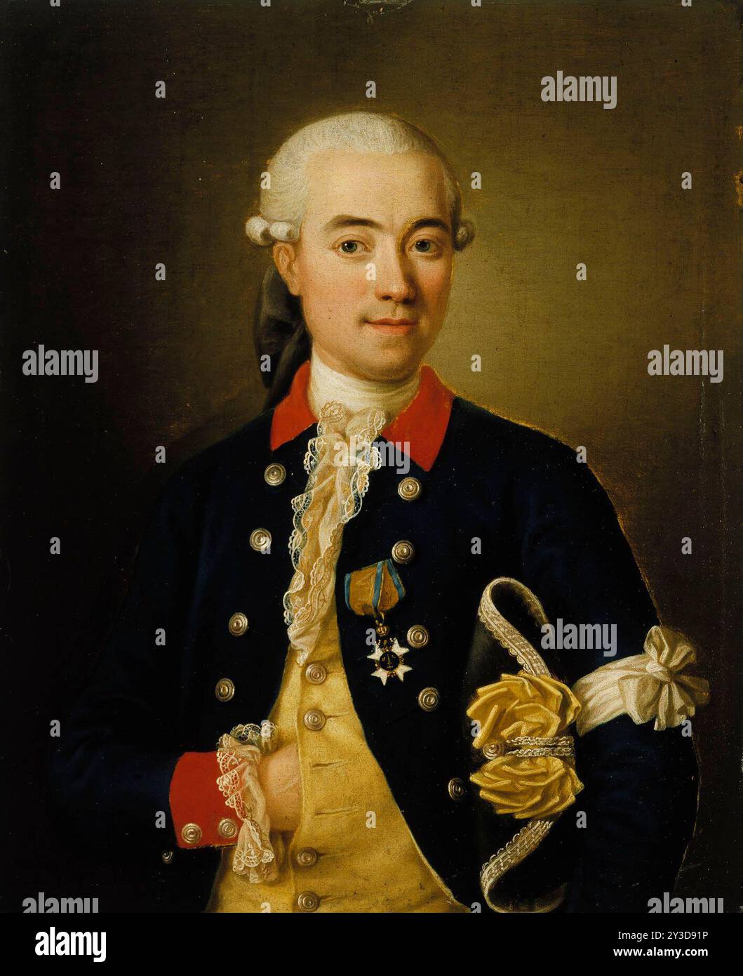 Captain Carl Adolf Möllersvärd, 1775 Stock Photo - Alamy