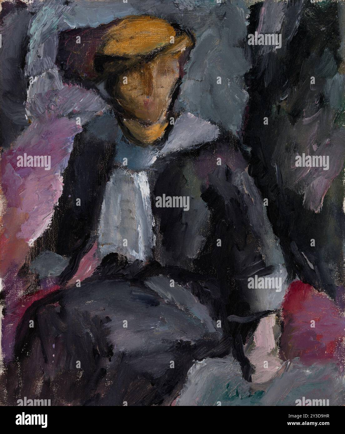 Seated Lady, 1913 Stock Photo - Alamy