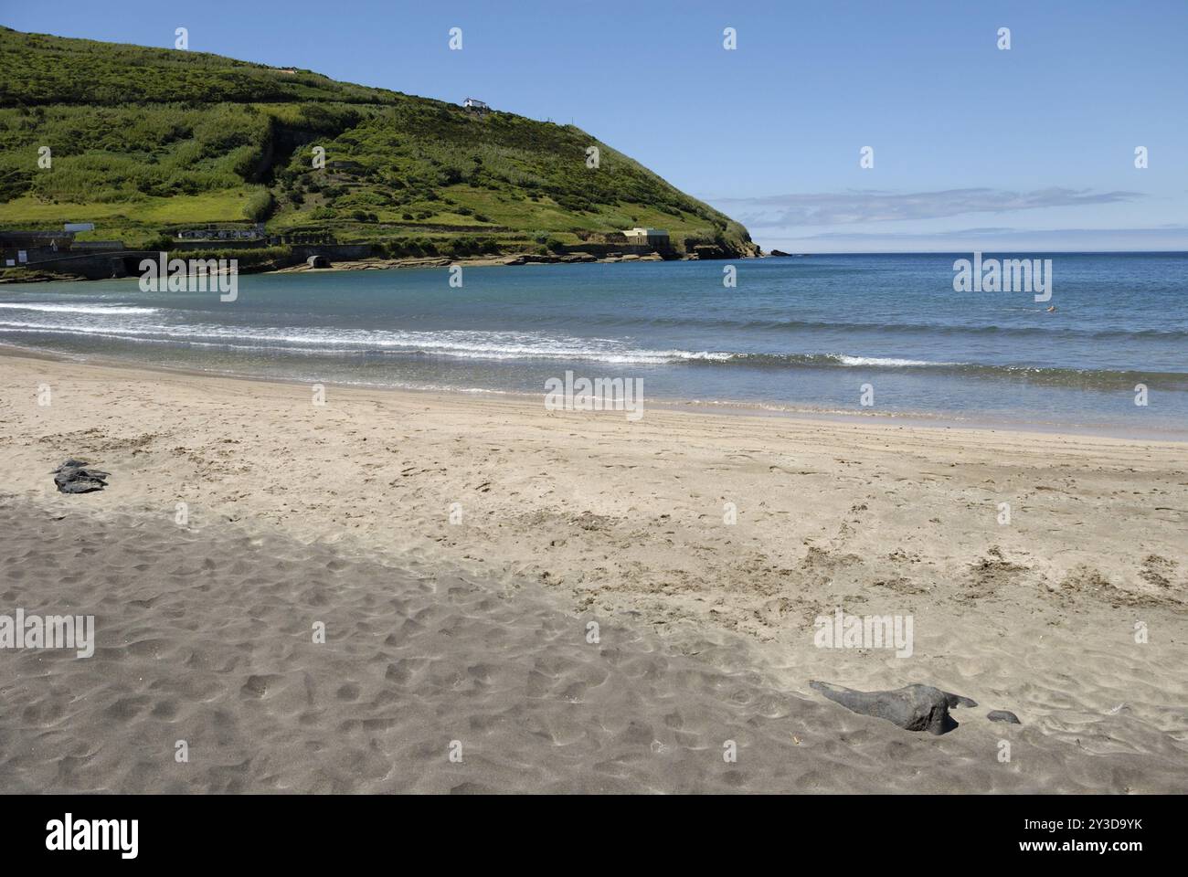 Porto Pim beach in Horta, Faial Stock Photo - Alamy