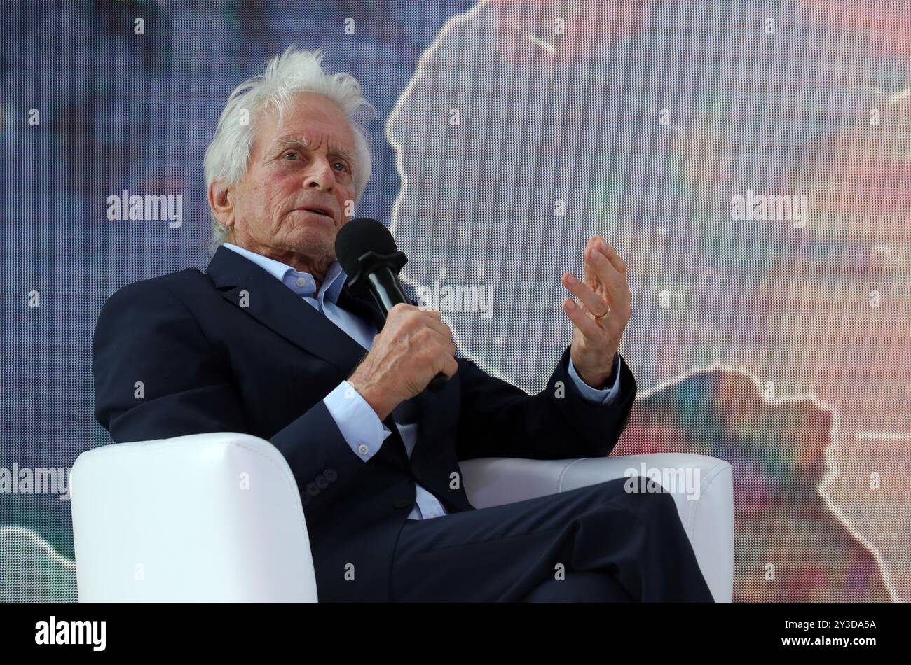 KYIV, UKRAINE - SEPTEMBER 13, 2024 - American actor Michael Douglas ...