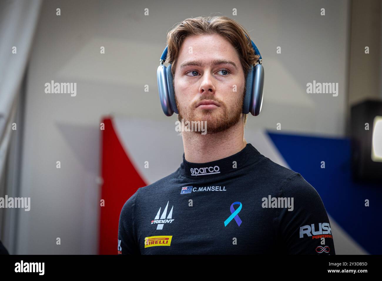 MANSELL Christian (aus), Trident, Dallara F2 2024, portrait during the ...