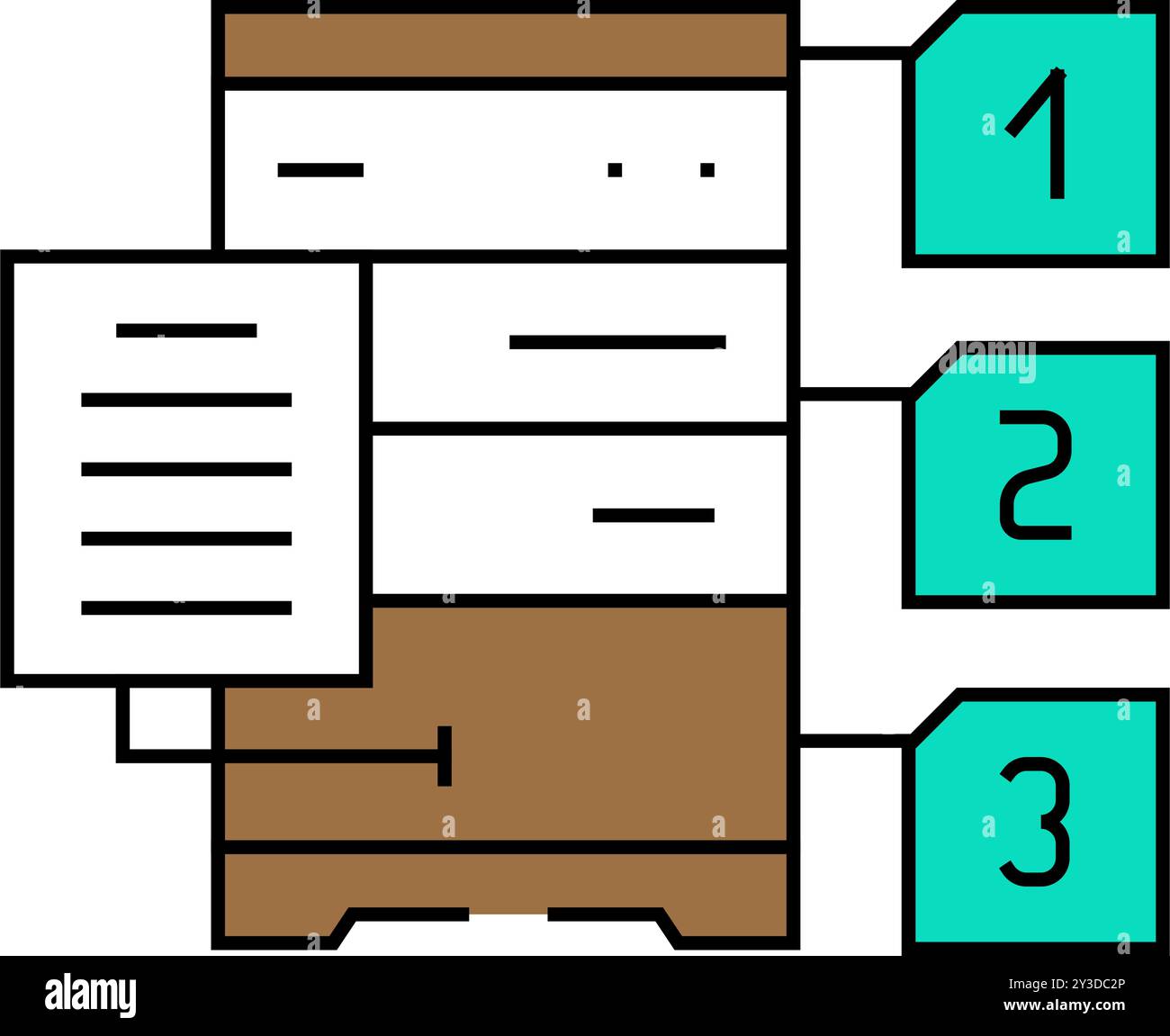query optimization database icon color illustration Stock Vector Image ...