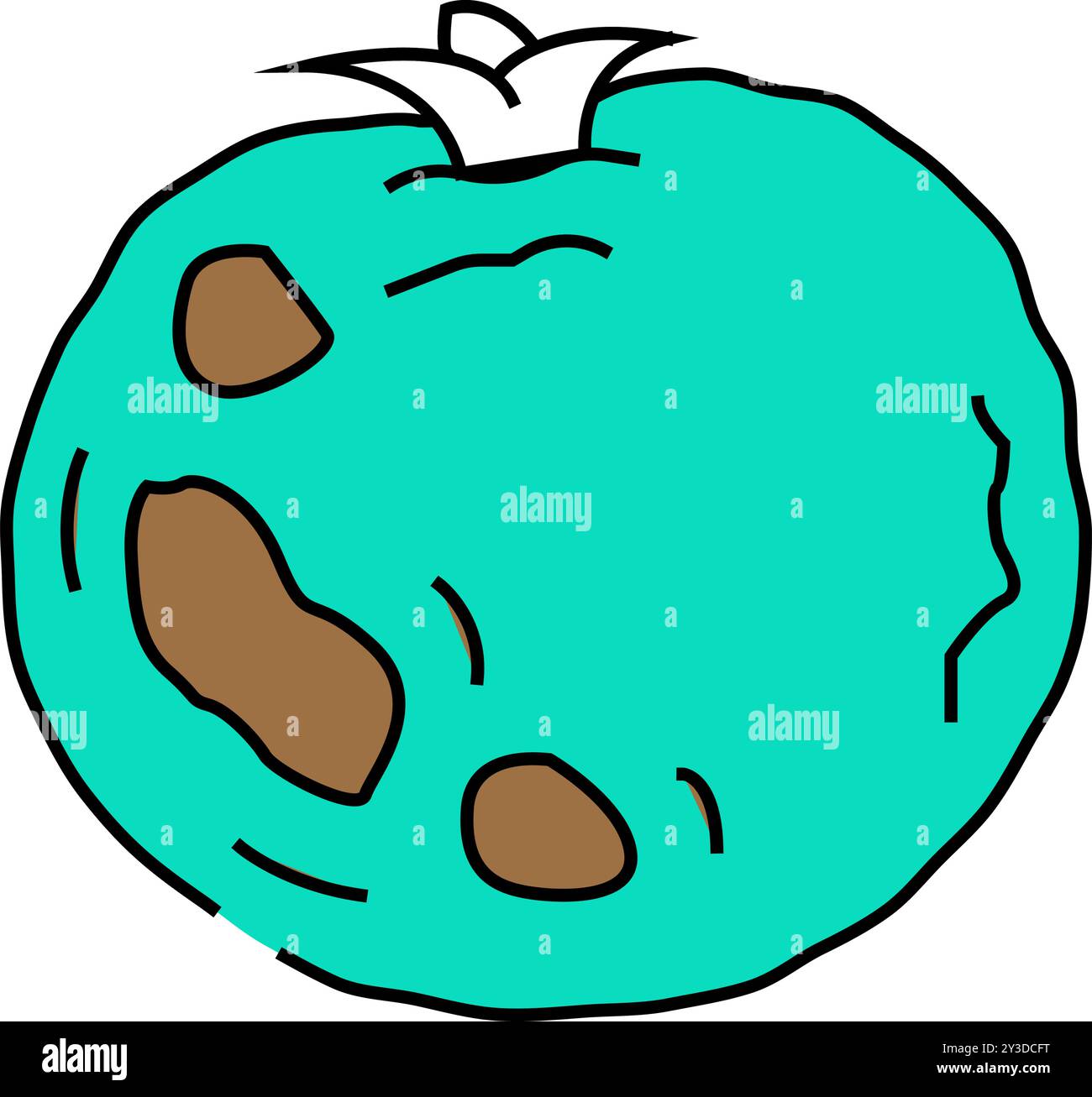 tomato rotten food icon color illustration Stock Vector Image & Art - Alamy