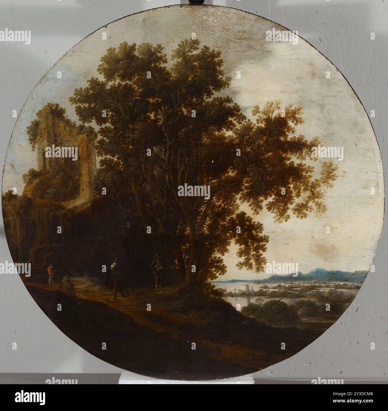 Landscape with ruins, 1641 Stock Photo - Alamy