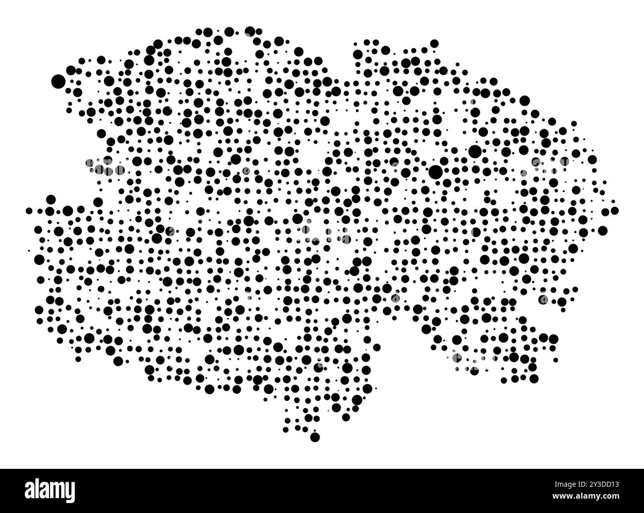 Qinghai vector outline map Black and White Stock Photos & Images - Alamy