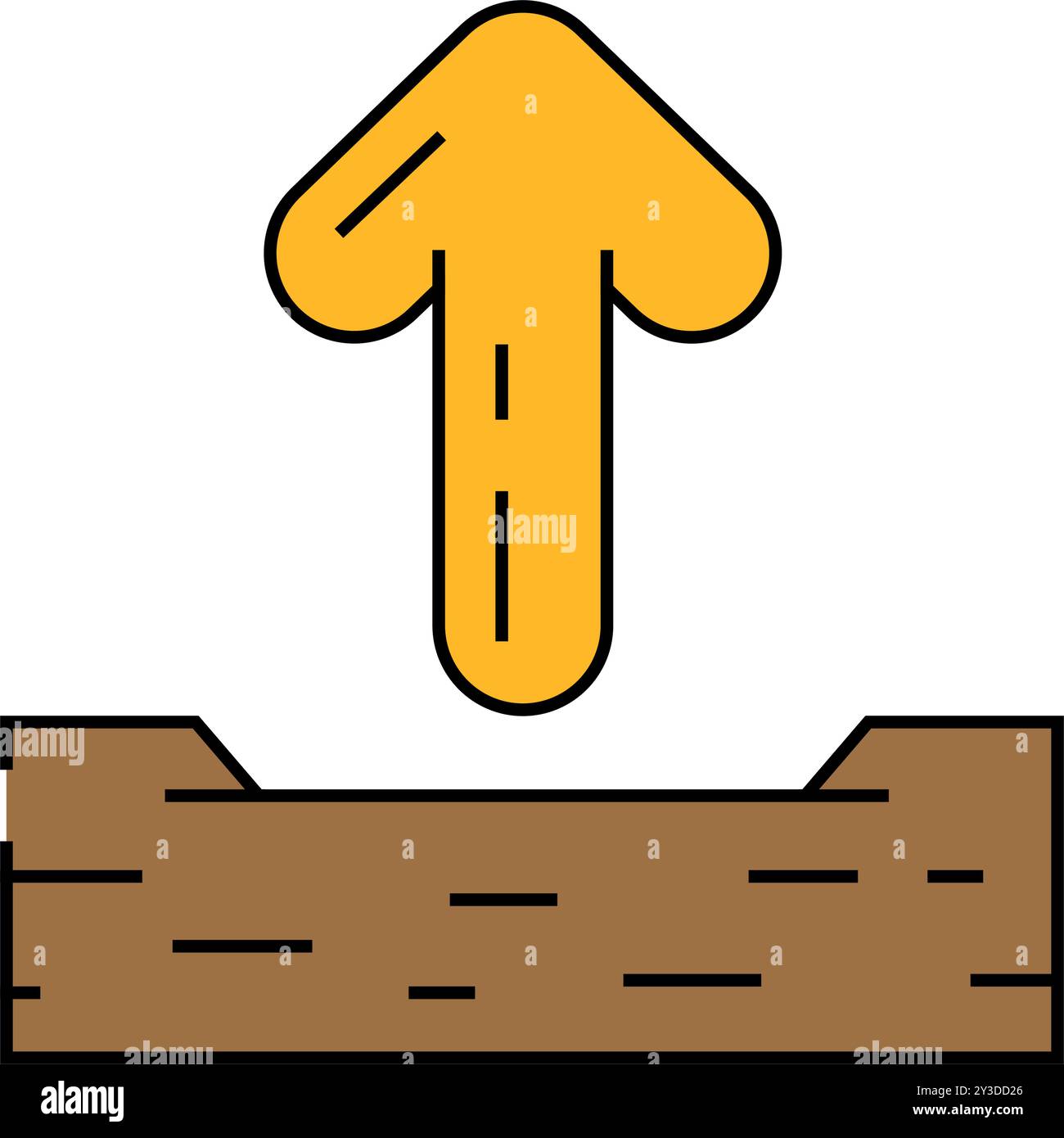 up arrow sending data icon color illustration Stock Vector Image & Art ...