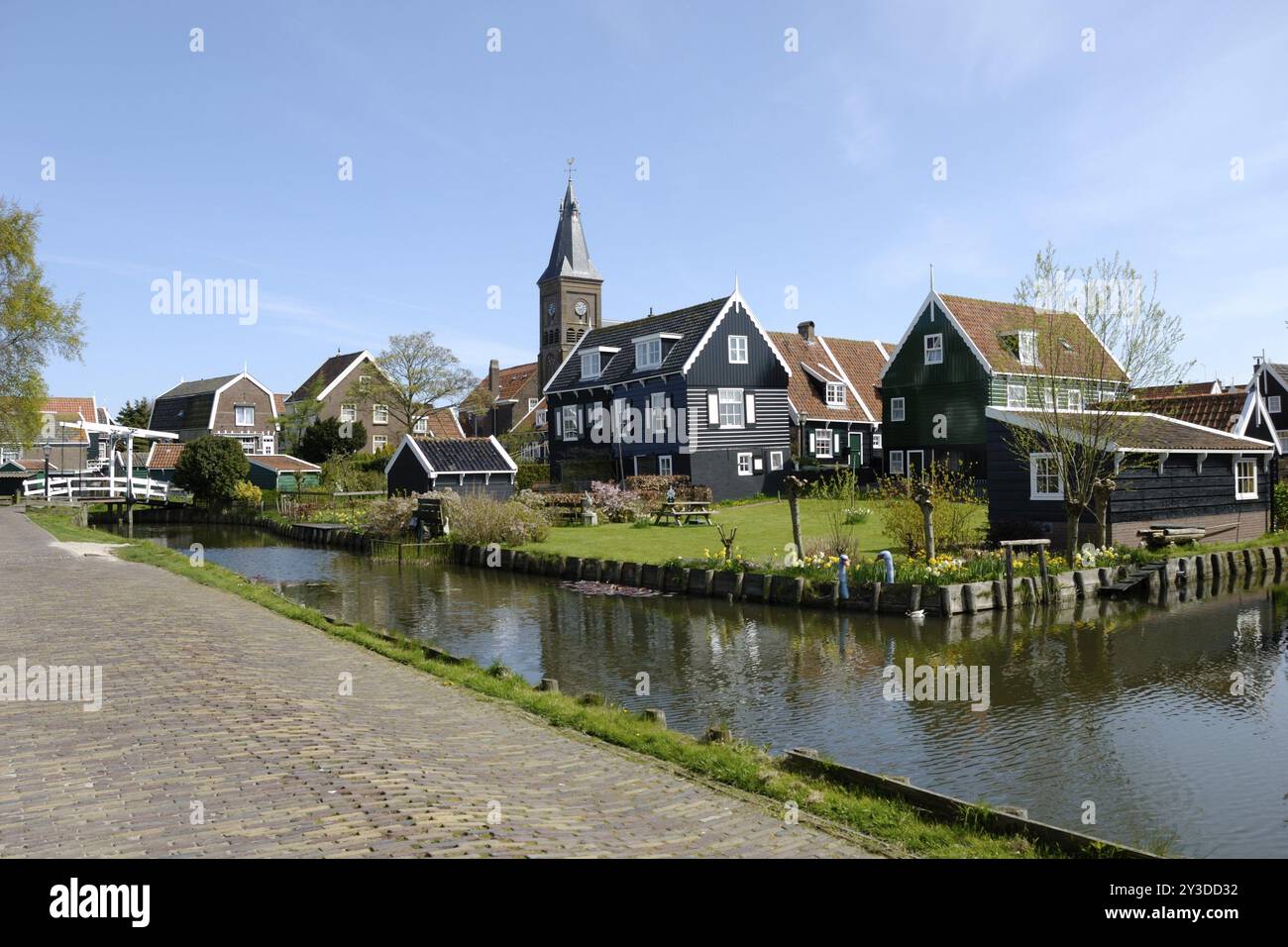 Village on Marken, Holland Stock Photo - Alamy
