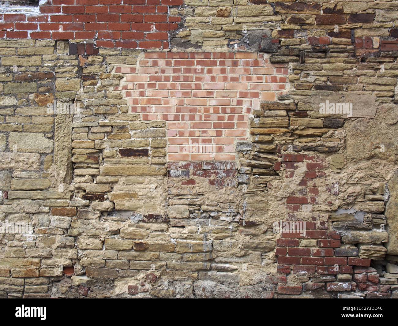 Repaired with bricks hi-res stock photography and images - Alamy
