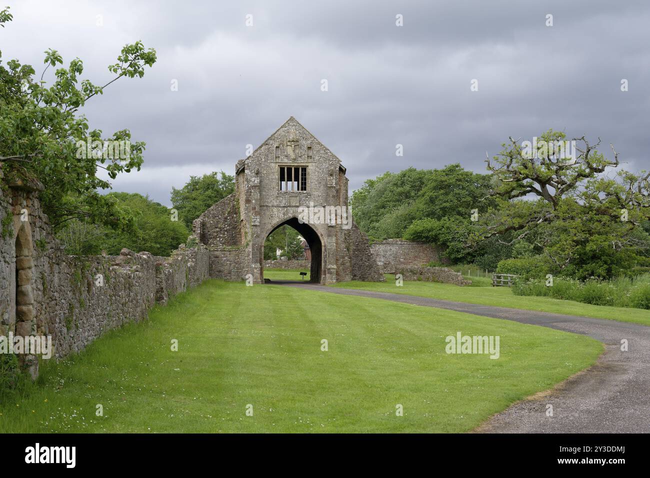Gatehouse, Cleeve Abbey, Washford, England, Great Britain Stock Photo ...