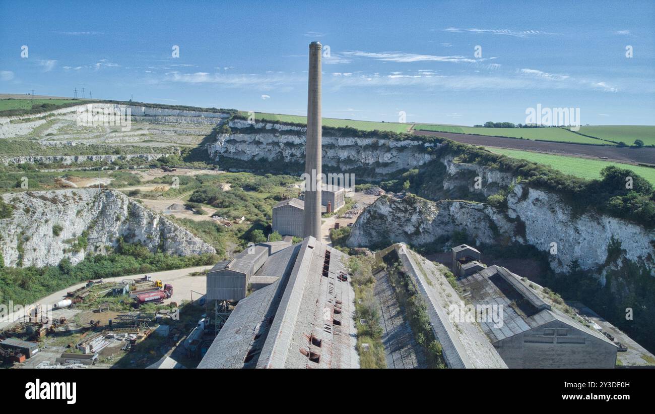 Abandoned Shoreham cement works, West Sussex Stock Photo - Alamy