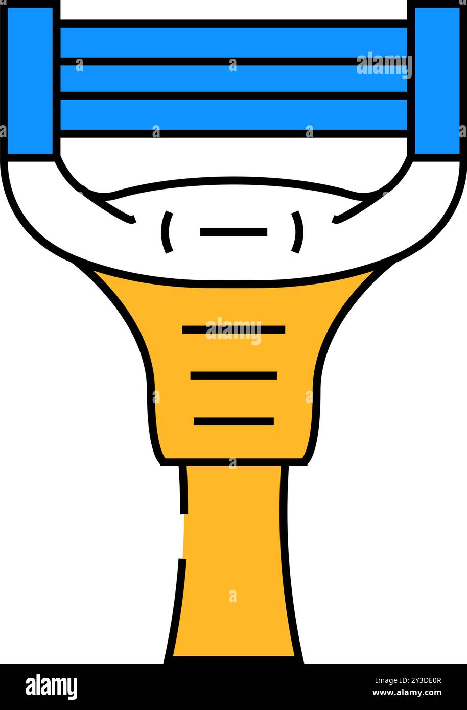 razor hygiene icon color illustration Stock Vector Image & Art - Alamy