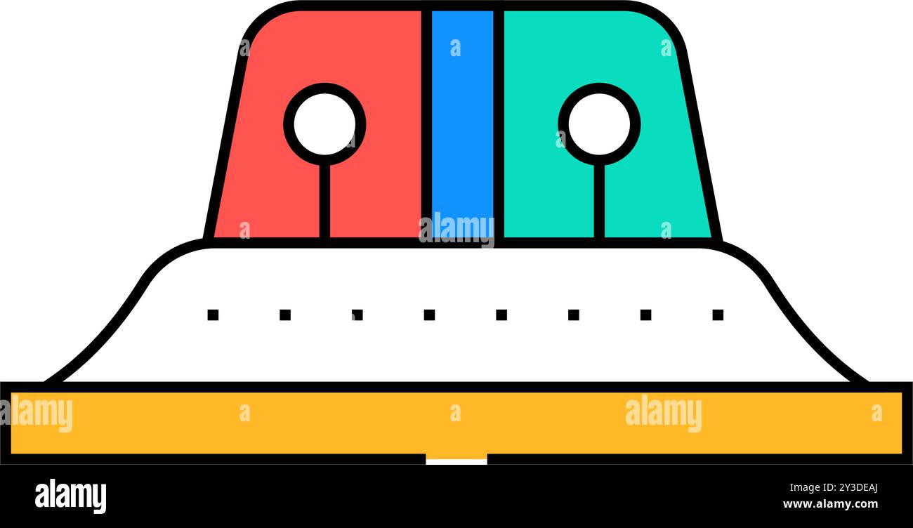 wingtip lights aircraft icon color illustration Stock Vector Image ...