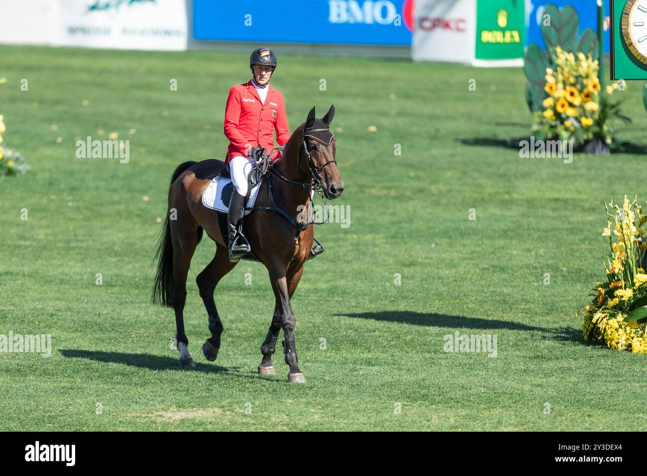 Calgary, Canada - Sept., 7, 2024. Andre Thieme of Germany, riding Paule ...