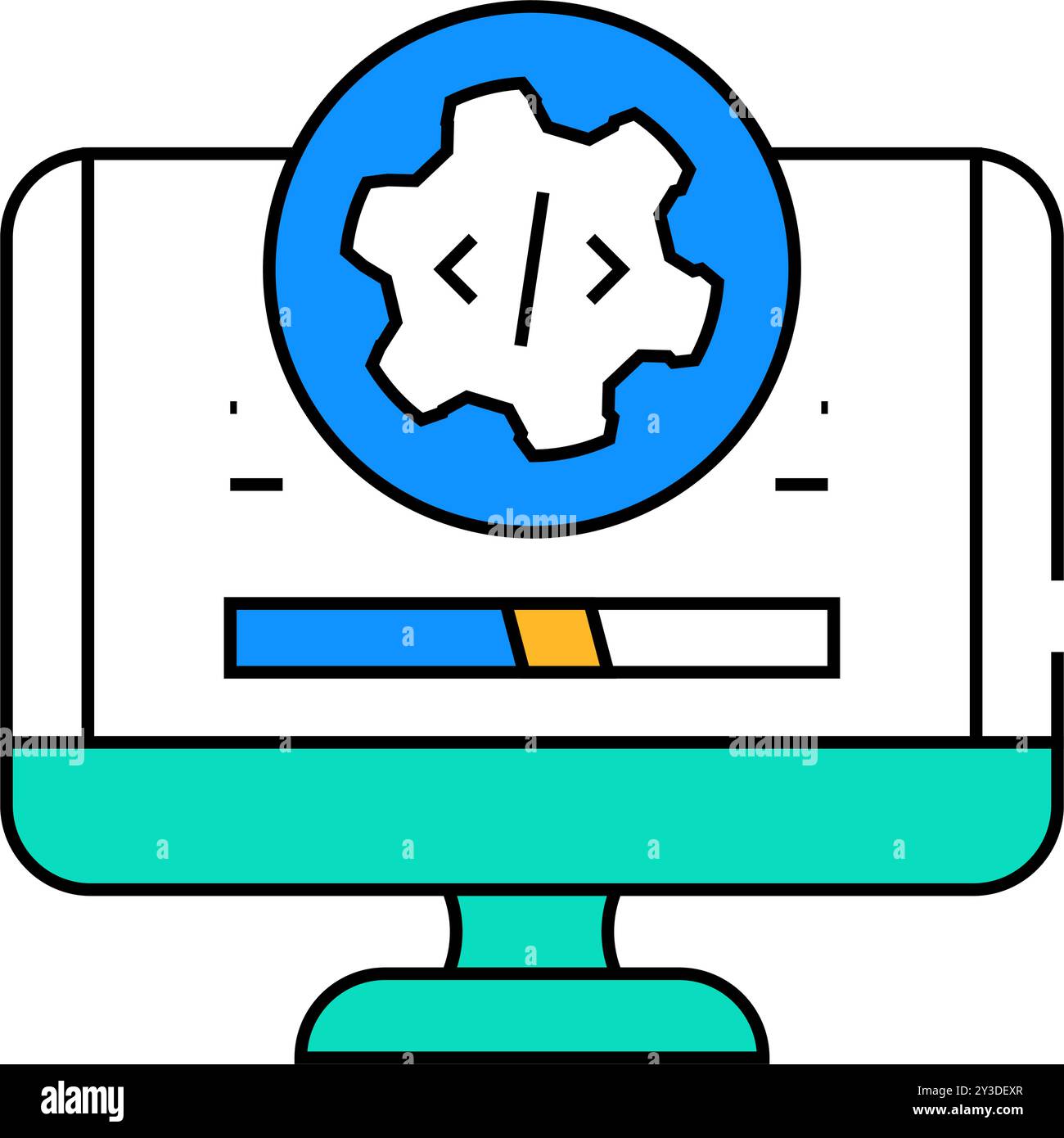 software maintenance icon color illustration Stock Vector Image & Art - Alamy