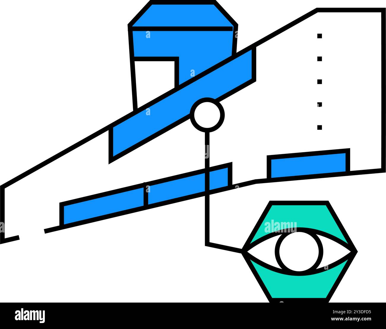 wing inspection aircraft icon color illustration Stock Vector Image ...