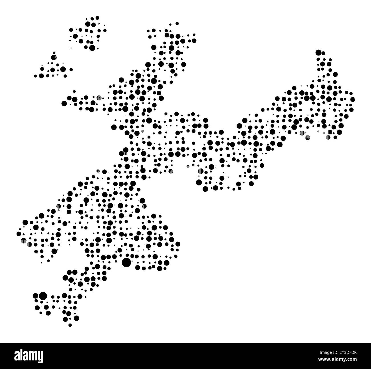 Symbol Map of the Kanton Solothurn (Switzerland) showing the Kanton ...