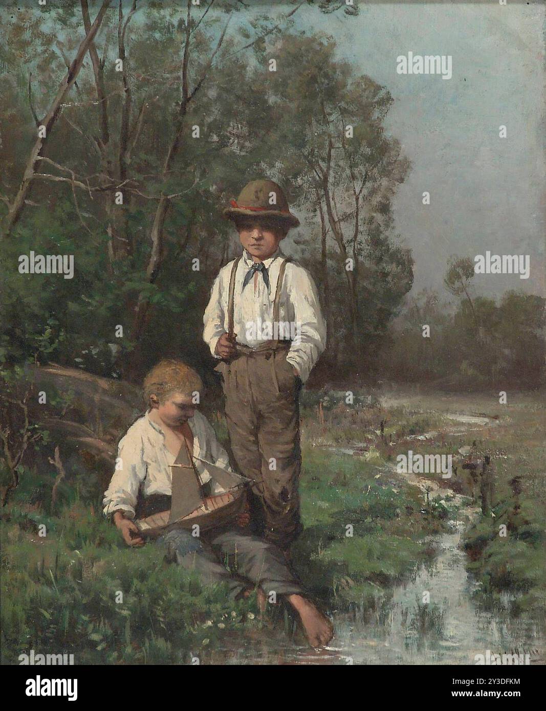 Little Shipmen, 1882 Stock Photo - Alamy