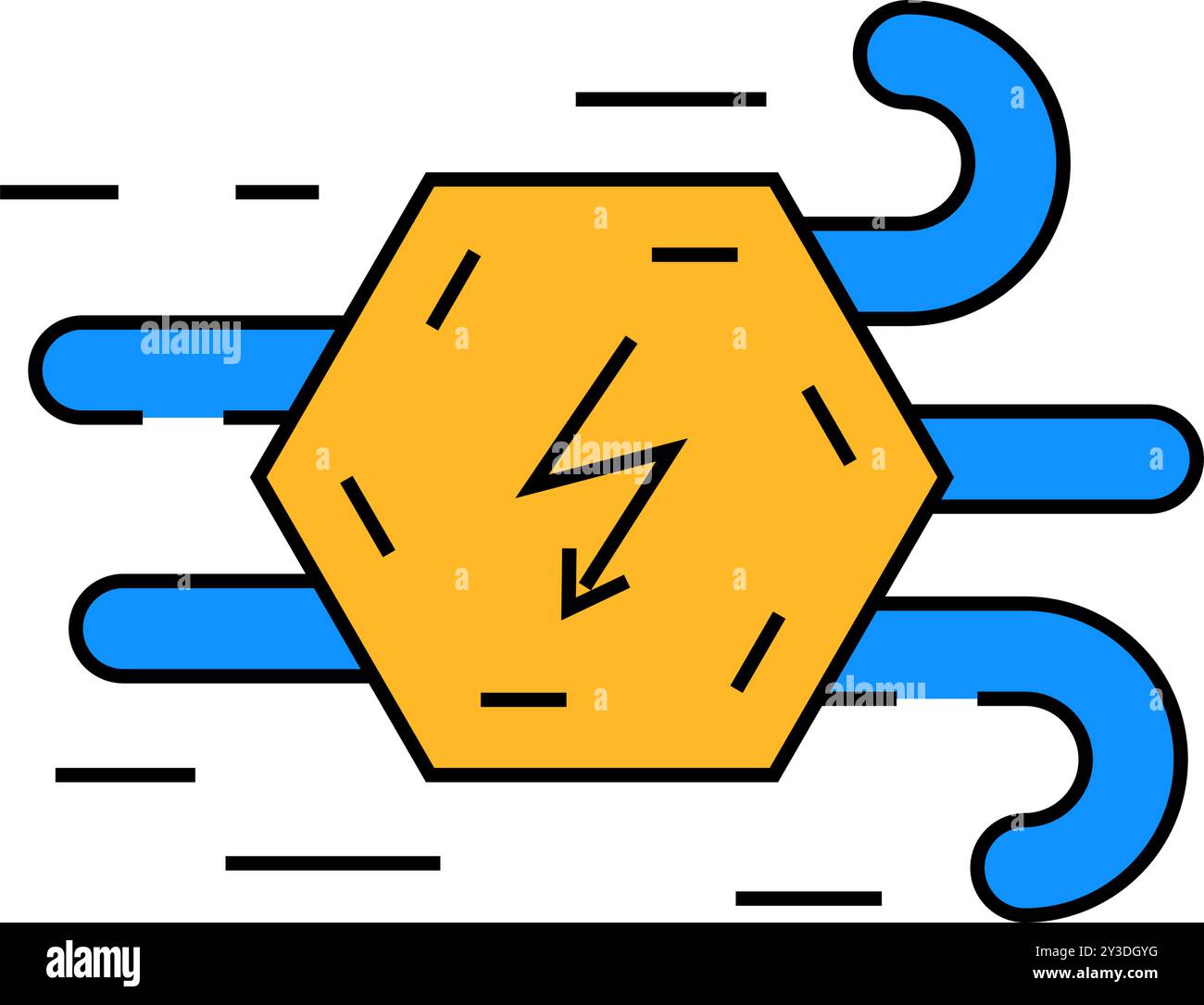 energy wind turbine icon color illustration Stock Vector Image & Art ...