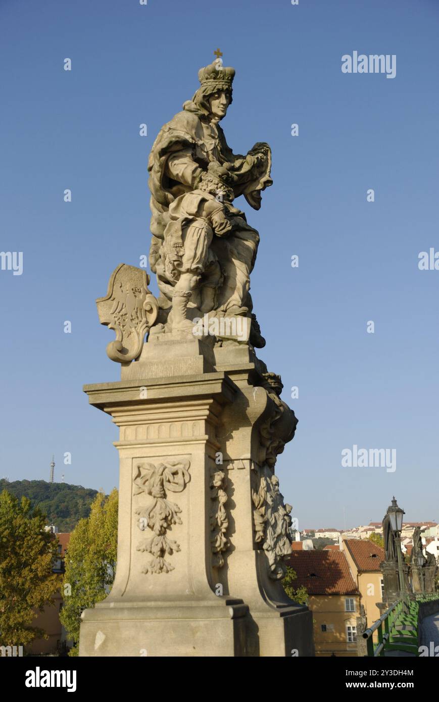 St Ludmilla and Wenceslas from Mathias Braun's workshop on Charles ...