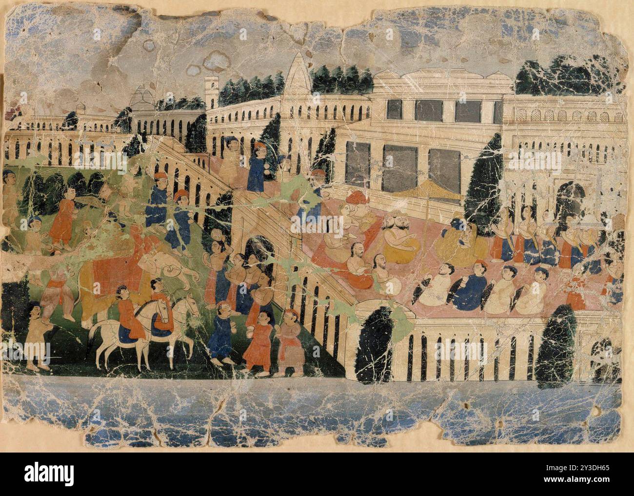 Palace theme, c18th century Stock Photo - Alamy