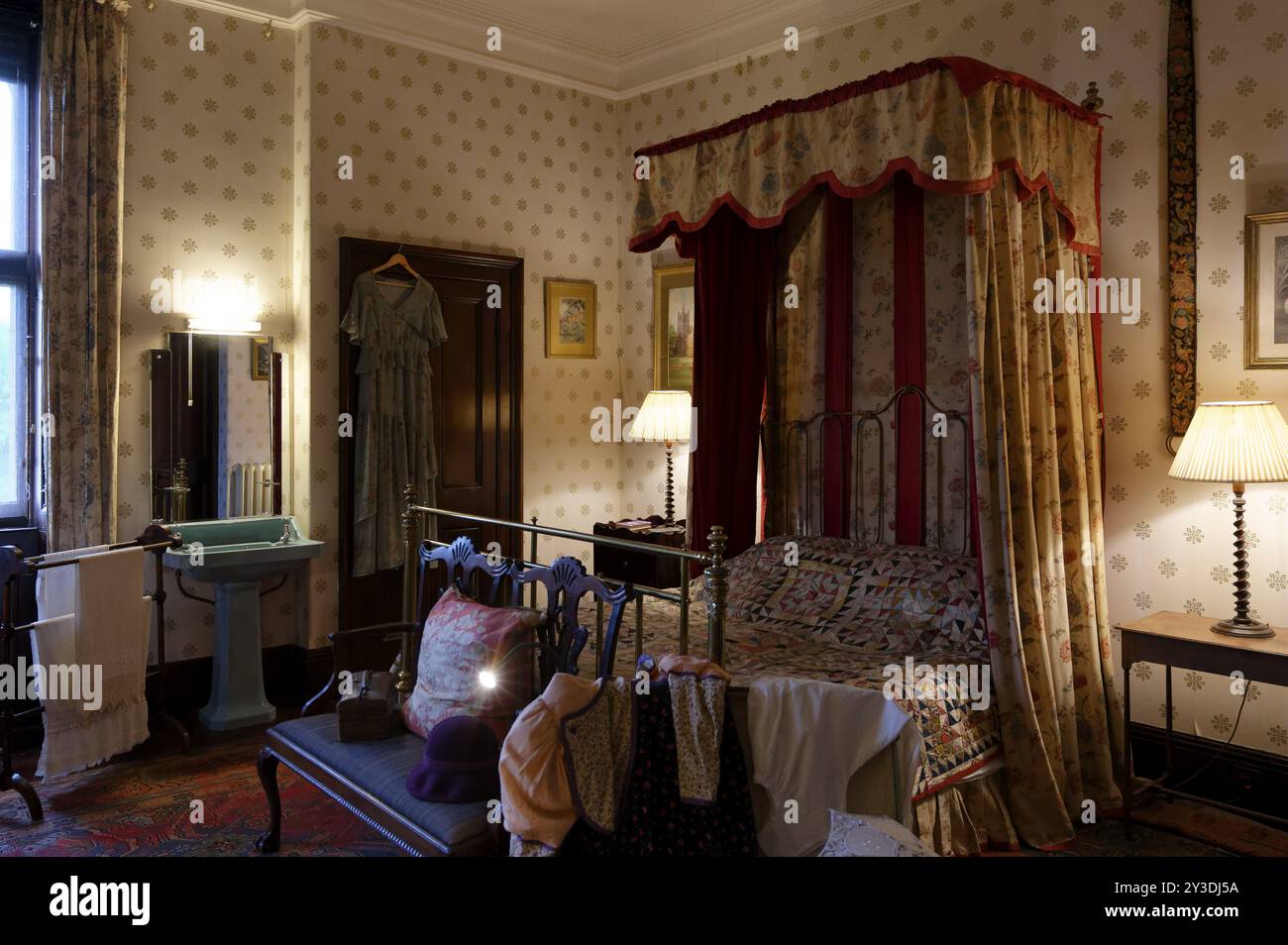 Interior view, East Quantoxhead Bedroom, Dunster Castle, Dunster ...