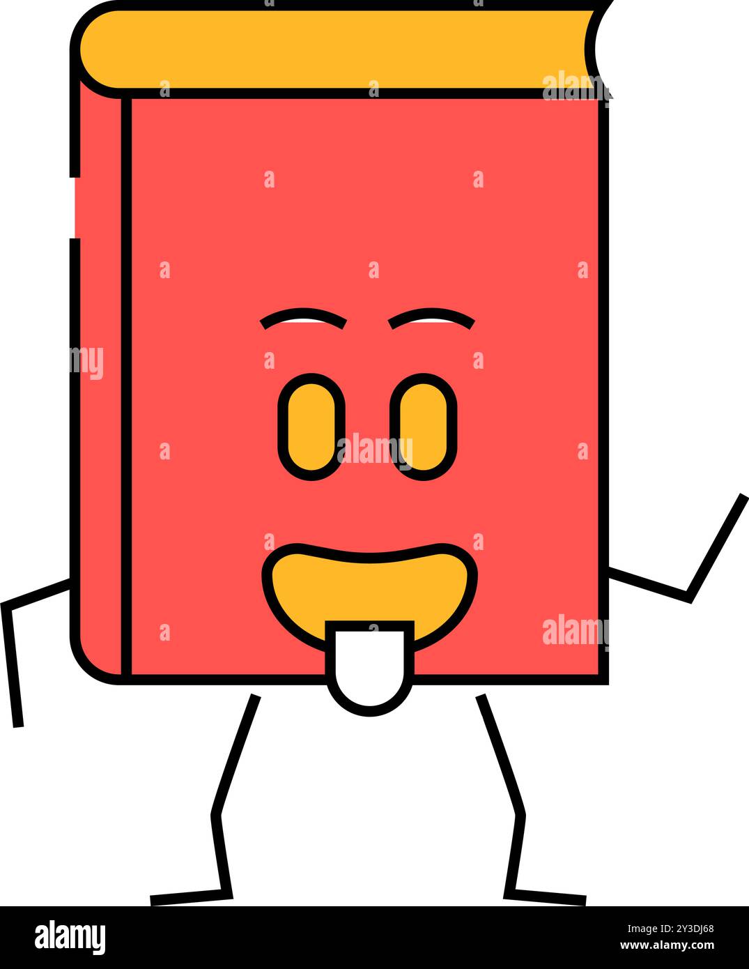 read book character icon color illustration Stock Vector Image & Art ...