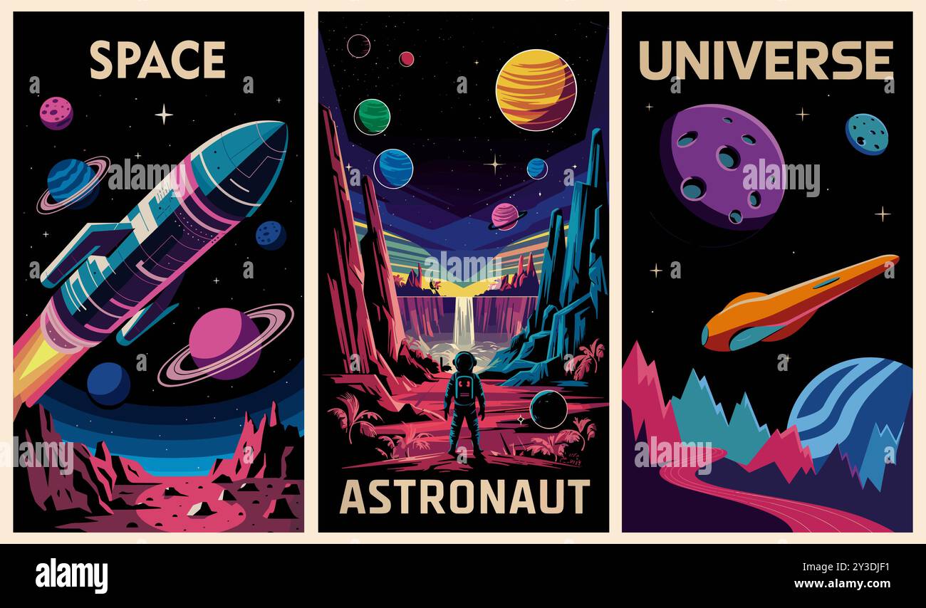 Flight poster in retro Stock Vector Images - Alamy