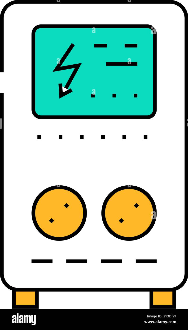 Eco energy hydrogen color icon Stock Vector Images - Alamy
