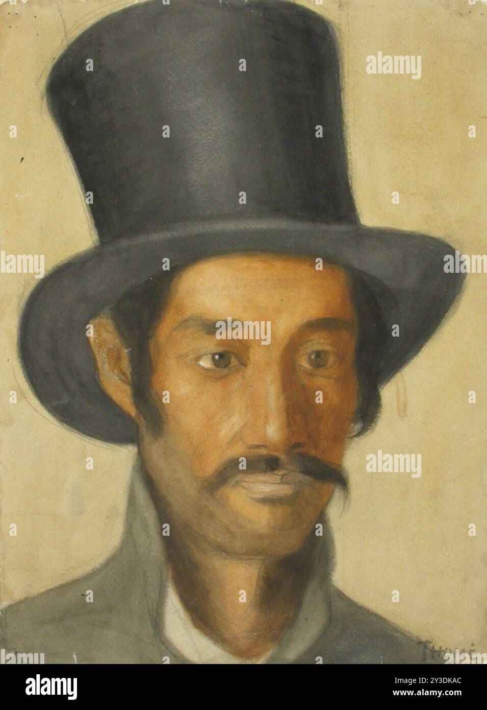 Tophat painting hi-res stock photography and images - Alamy