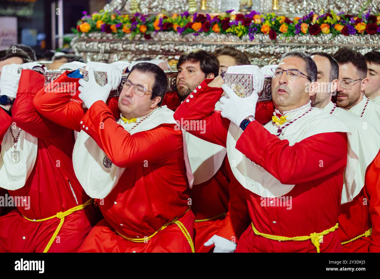 Valladolid, Spain, April 6th, 2023: Solemn Procession of Faith: Traditional Holy Week Celebrants ...
