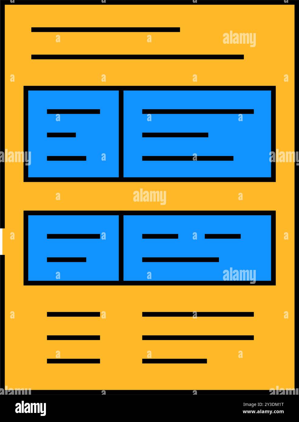 form list icon color illustration Stock Vector Image & Art - Alamy