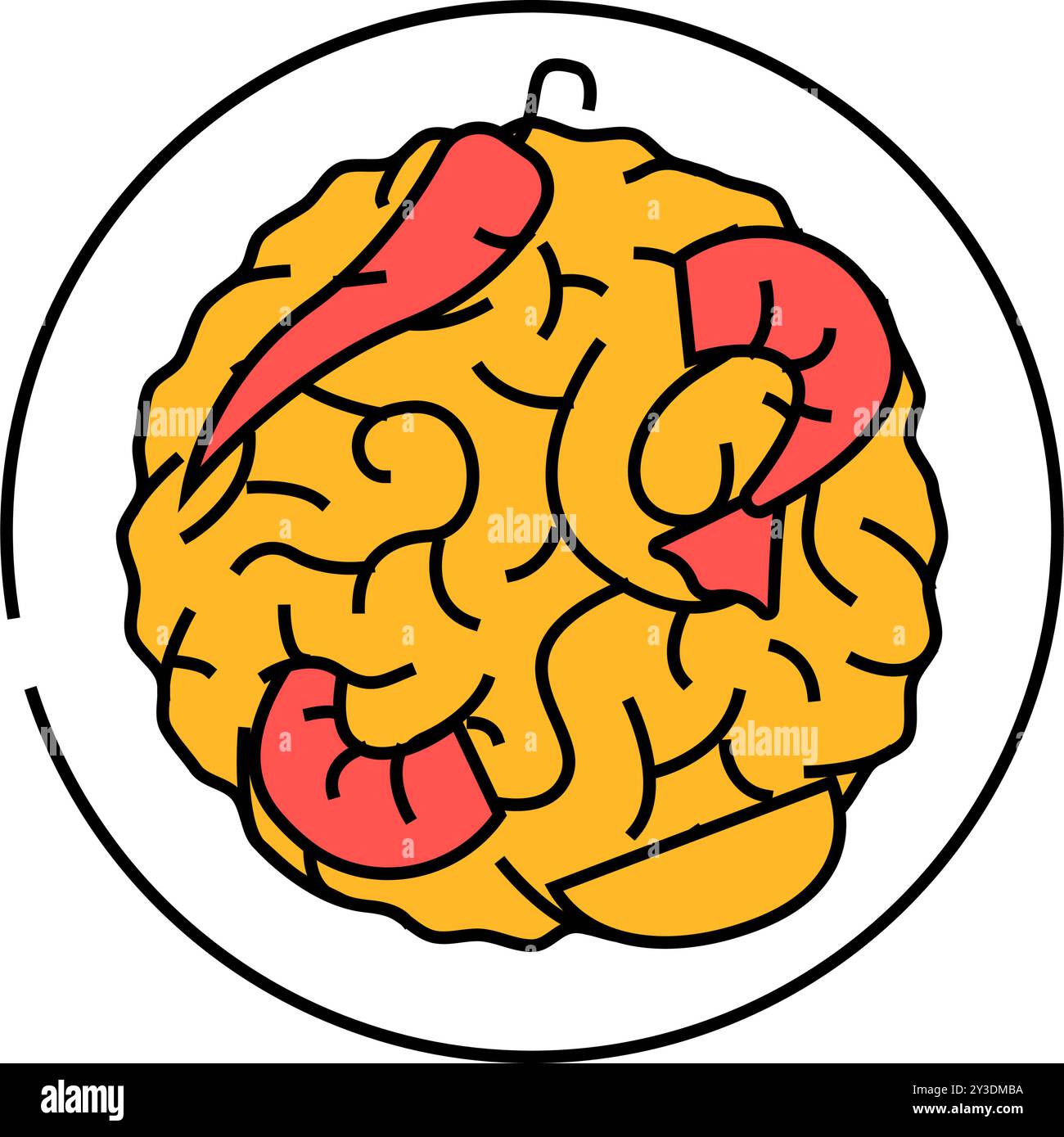 Pad thai salad Stock Vector Images - Alamy