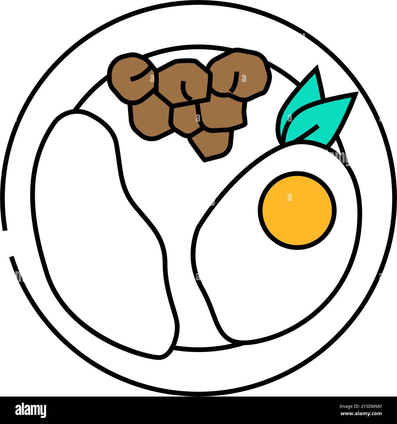 Traditional thai chicken bowl Stock Vector Images - Alamy