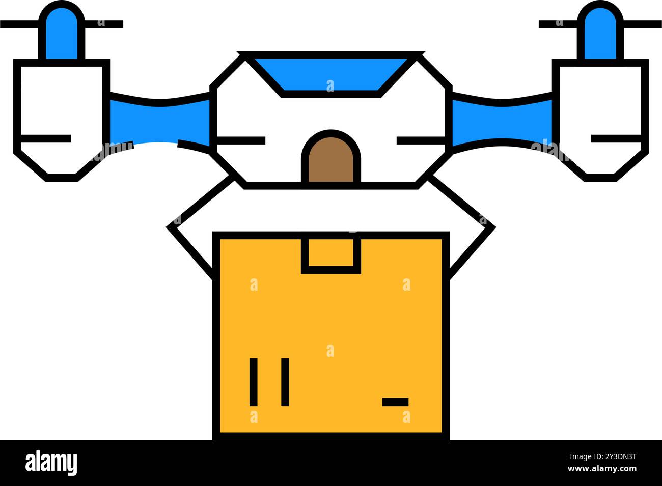 Future automated drone delivery logistics Cut Out Stock Images ...