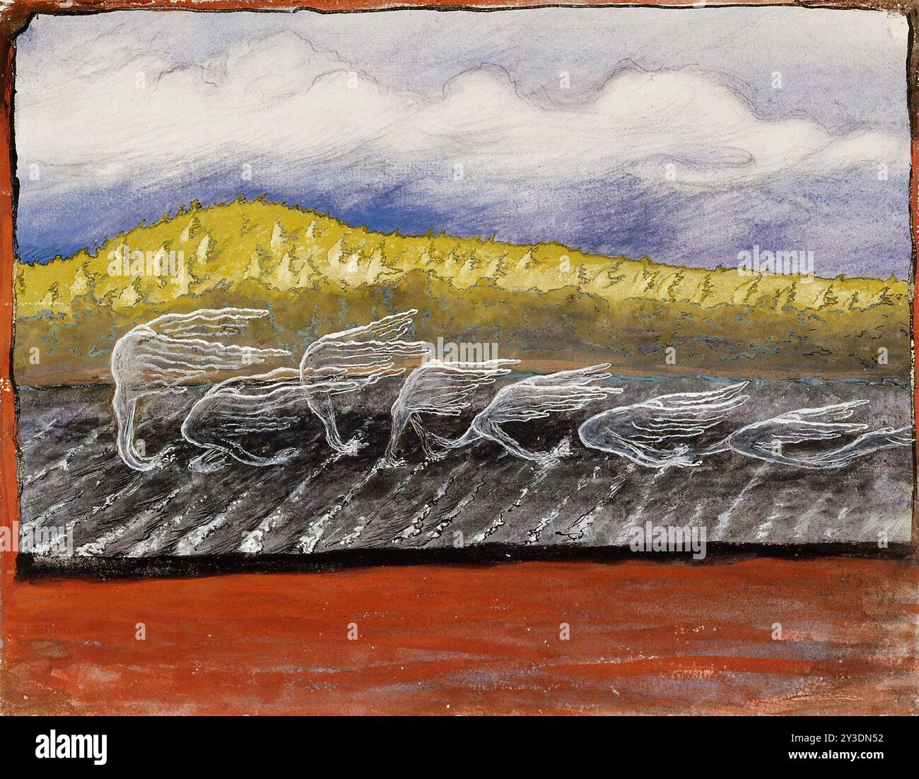 The Wind Blows, 1897 Stock Photo - Alamy