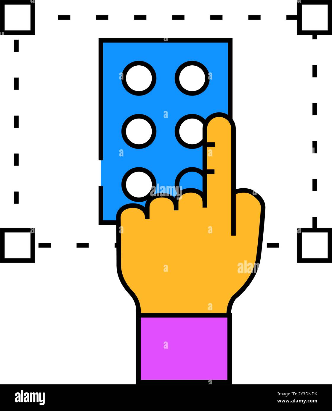 accessibility ux ui design icon color illustration Stock Vector Image & Art - Alamy