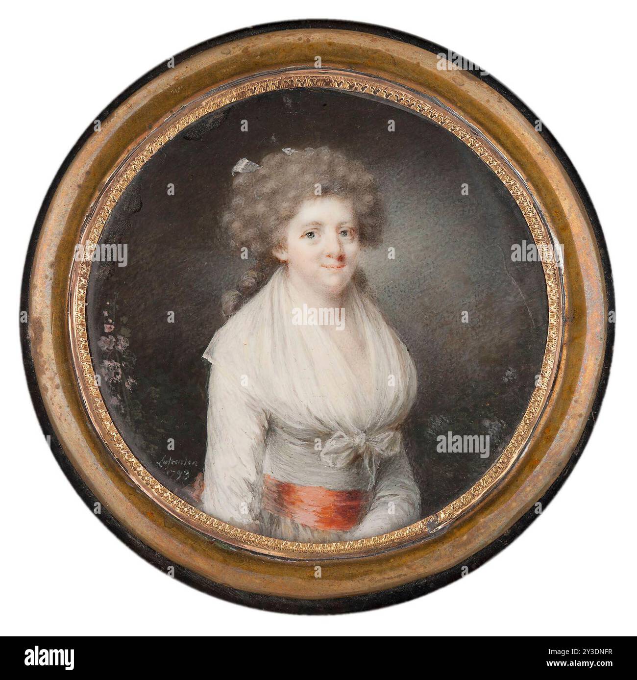 Circular portrait miniature Cut Out Stock Images & Pictures - Alamy
