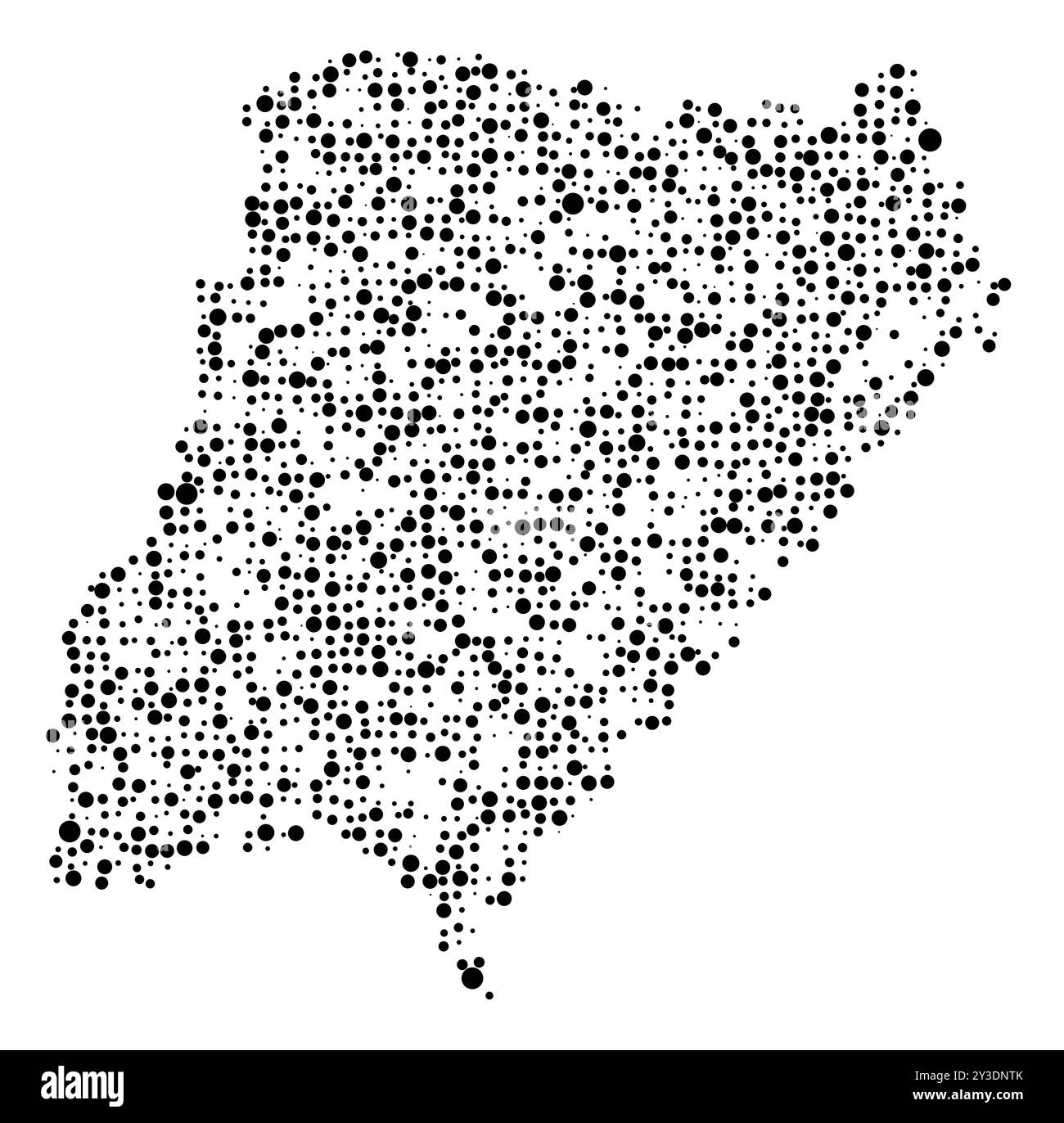 Symbol Map of the Province Corrientes (Argentina) showing the territory ...