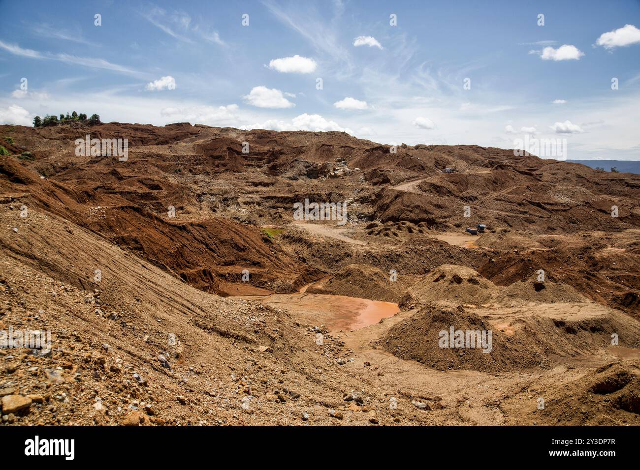 Landscape of Nickel mining area, South East Sulawesi, Indonesia, Asia ...