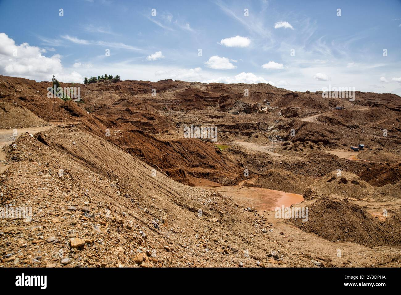 Landscape of Nickel mining area, South East Sulawesi, Indonesia, Asia ...