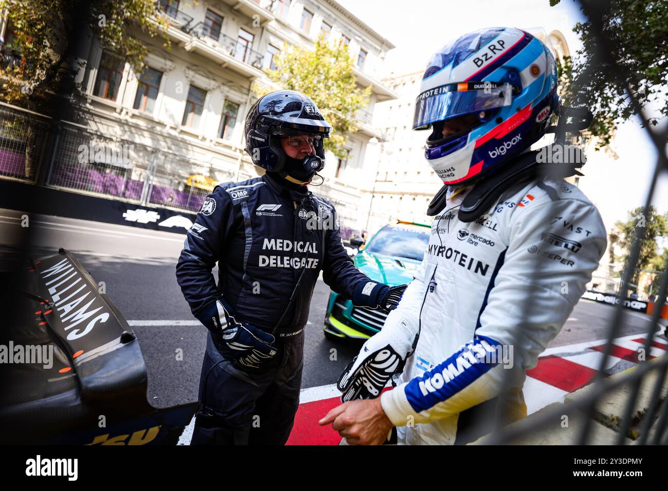 43 COLAPINTO Franco (arg), Williams Racing FW46, action crash, accident ...