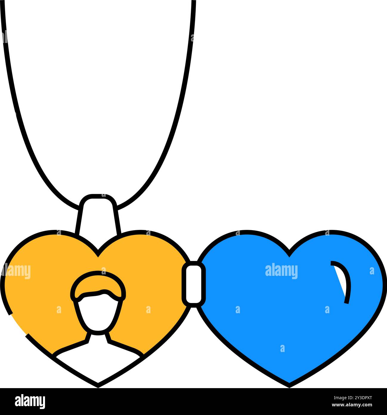 locket jewelry icon color illustration Stock Vector Image & Art - Alamy