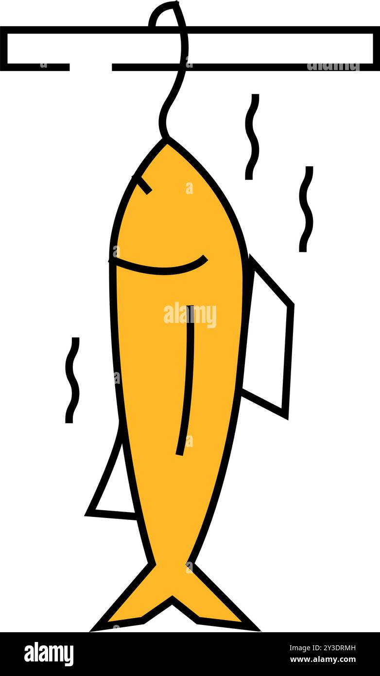 Cold smoked fish Stock Vector Images - Alamy