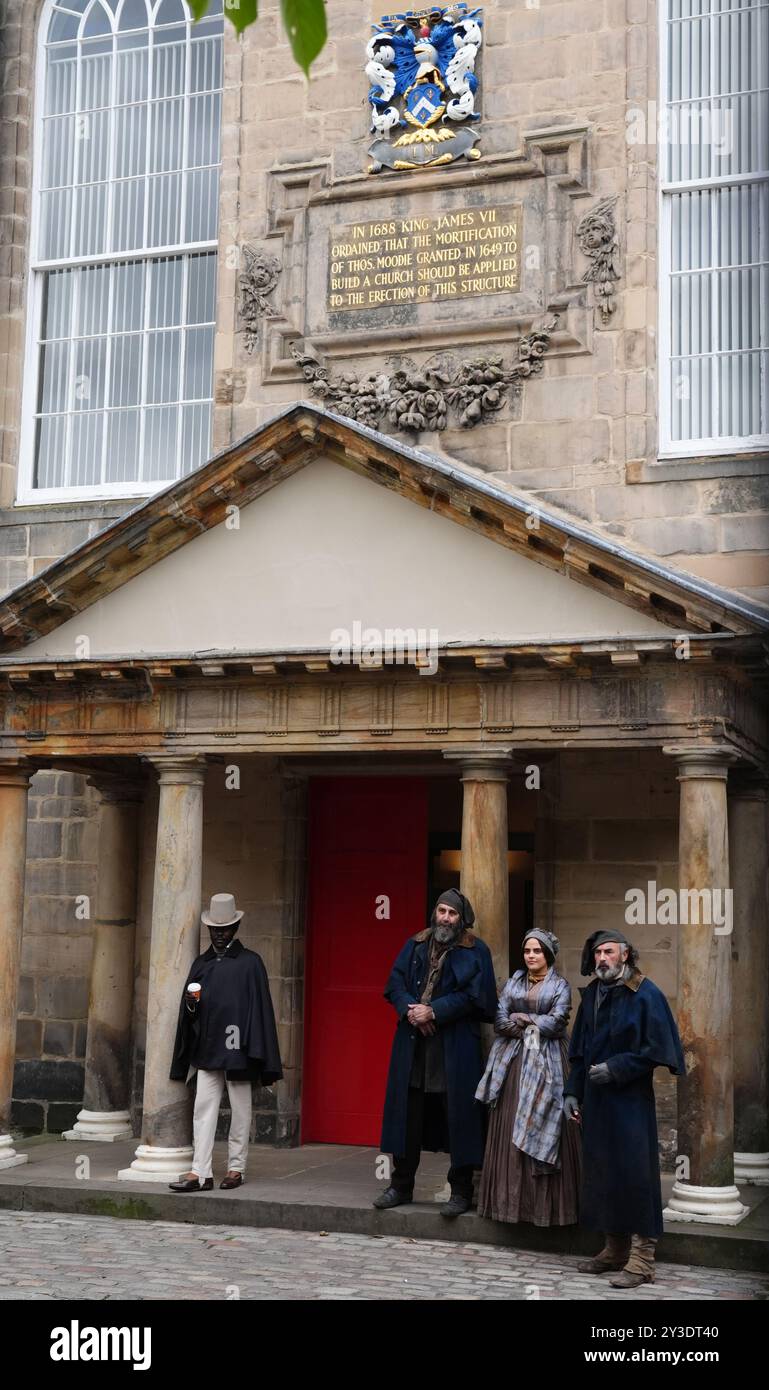 Cast Extras On Set During The Filming Of Guillermo Del Toros Frankenstein In Edinburgh Picture