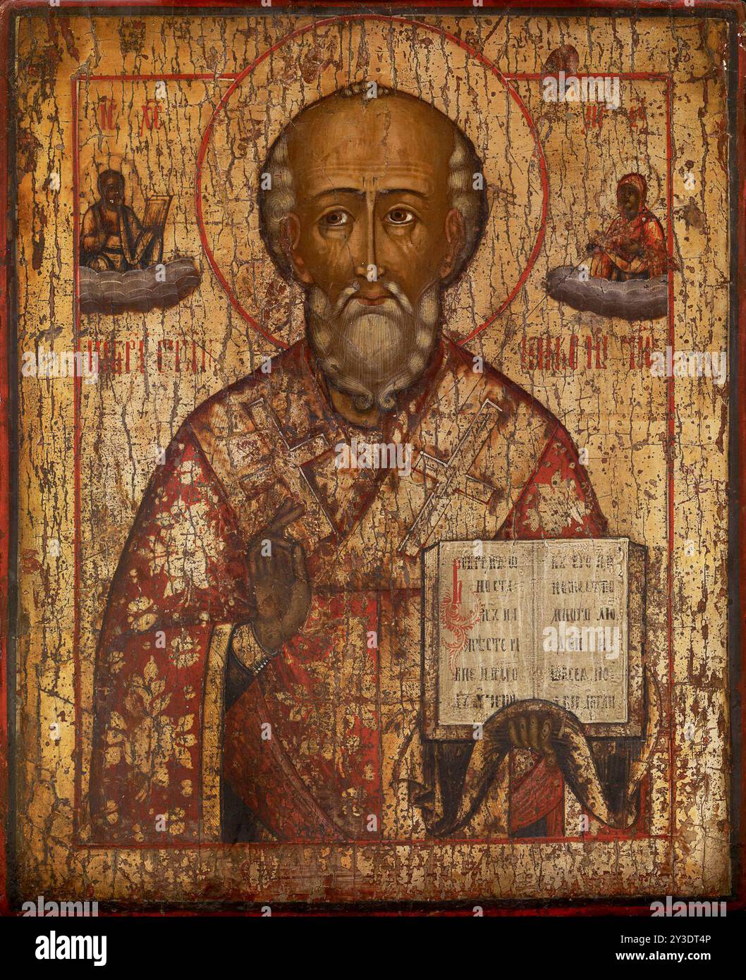 Saint nicholas holding the bible hi-res stock photography and images ...